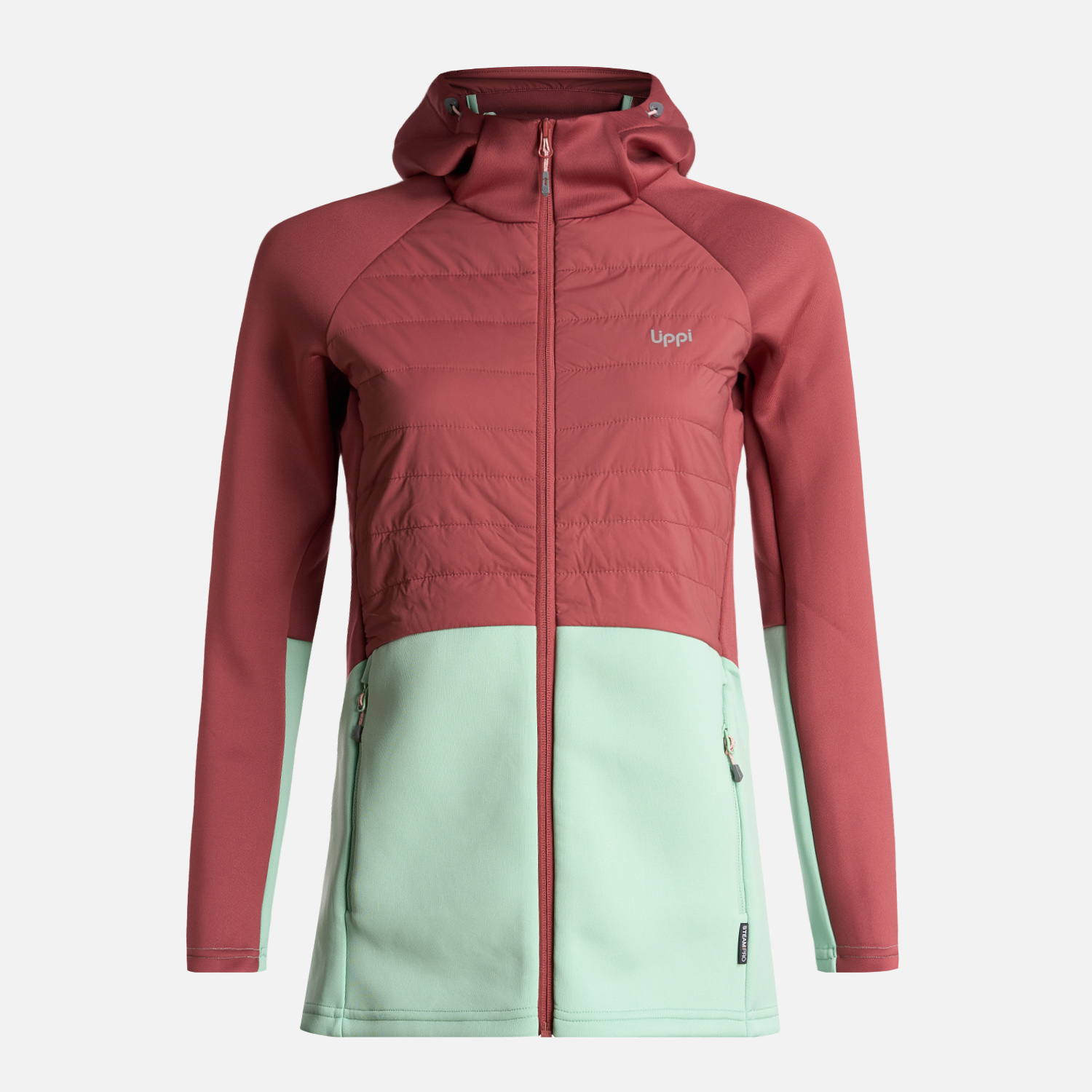 POLERON MUJER COLDMOVE WINDBREAKER STEAMPRO HOODY JACKET ROSADO OSCURO ...