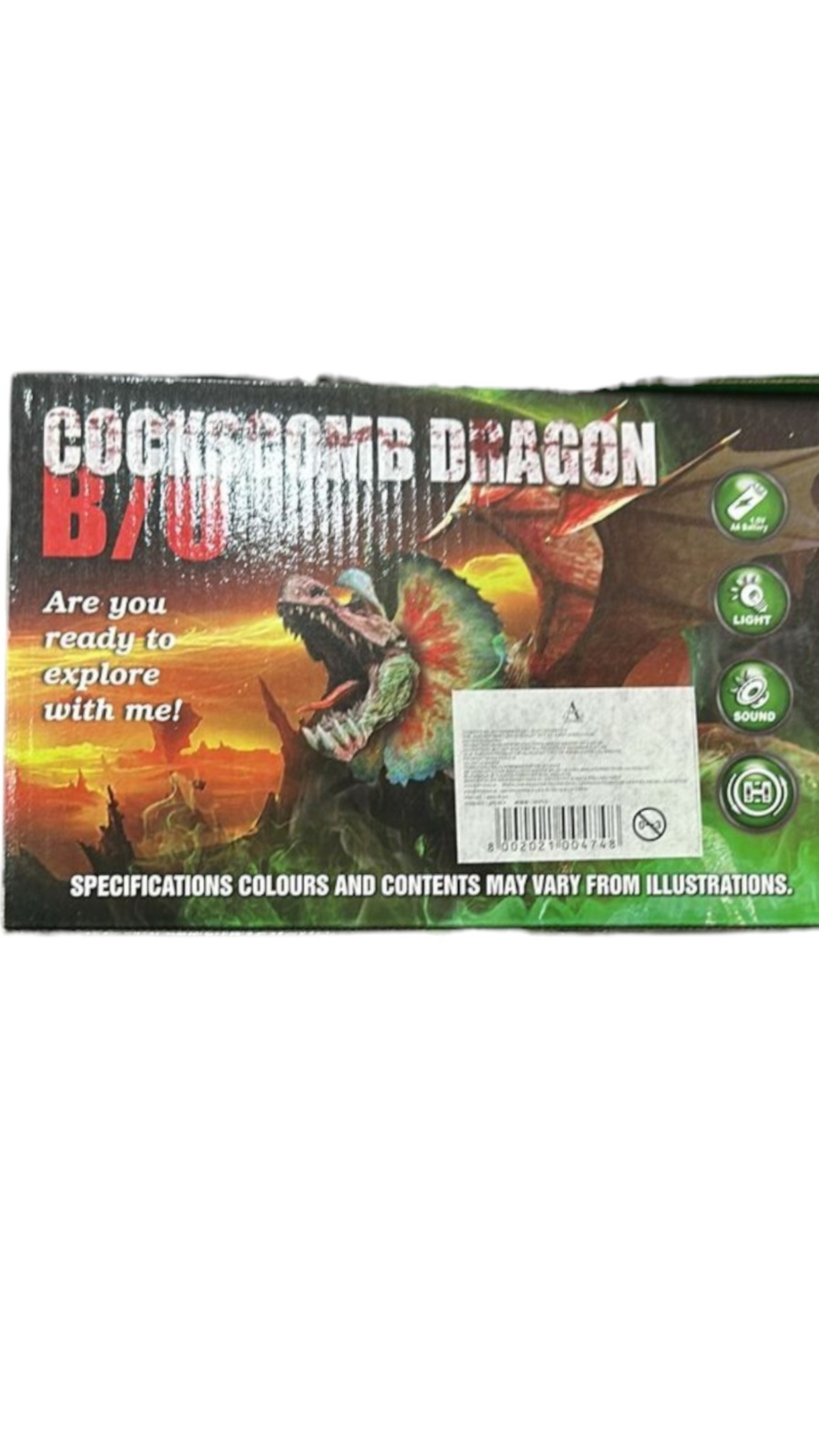 JUGUETE DRAGON COCKSCOMB DRAGON