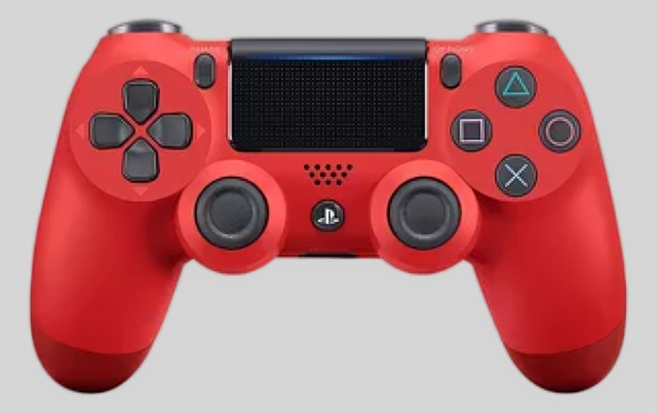 Ripley - CONTROL JOYSTICK INALÁMBRICO PS4 PC PLAYSTATION 4 (ROJO)
