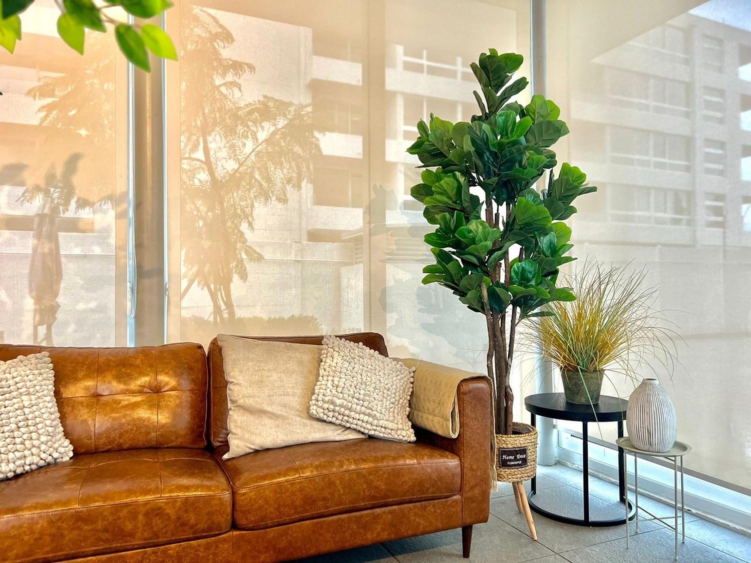 PLANTA ARTIFICIAL DECORATIVA ARBOL GRANDE FICUS LYRATA 180C
