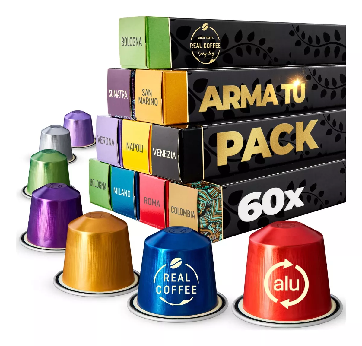 Ripley - PACK CAFE REAL COFFEE 60 CAPSULAS NESPRESSO