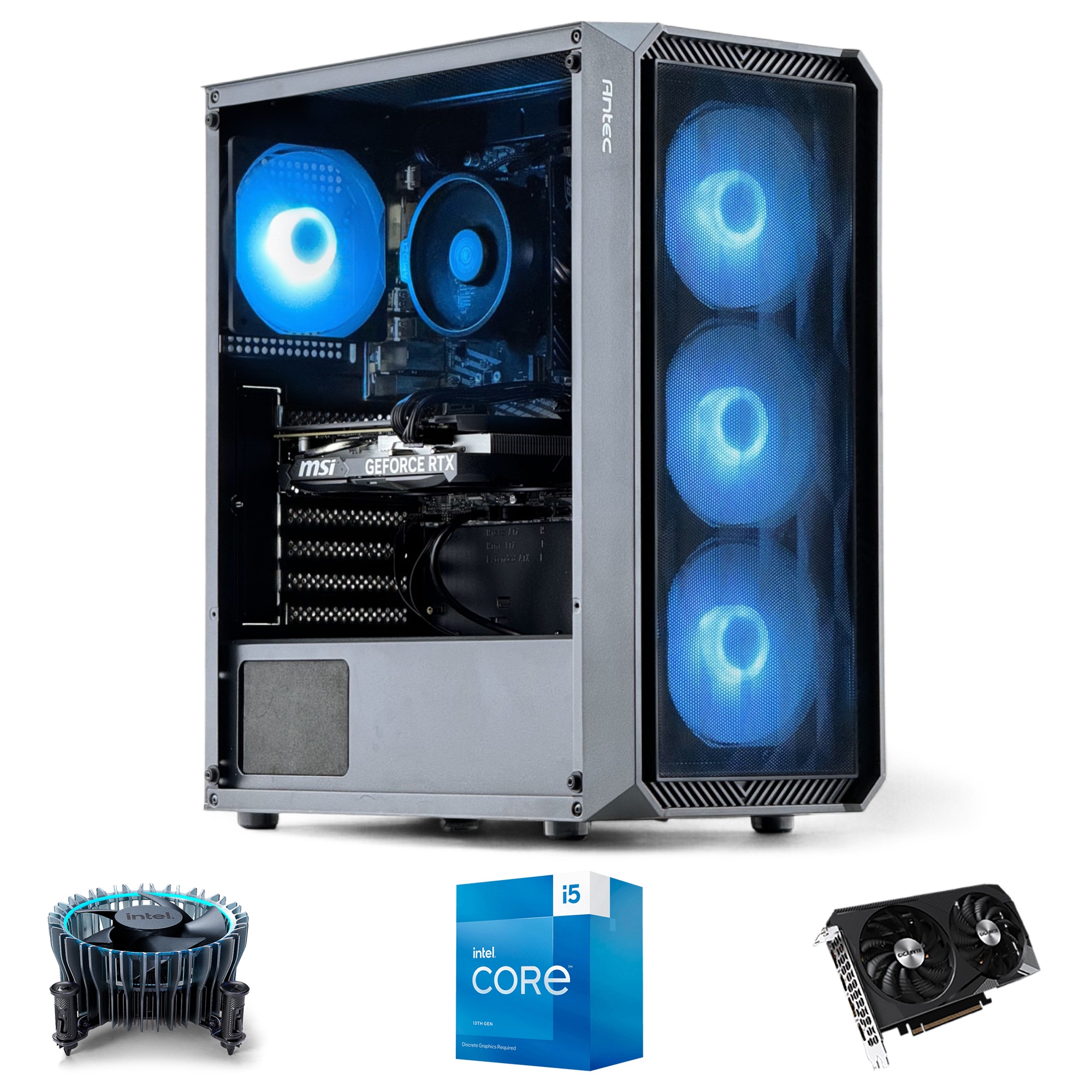 Ripley - PC GAMER: INTEL CORE I5 13400 8GB 500GB GTX 1650 WIFI