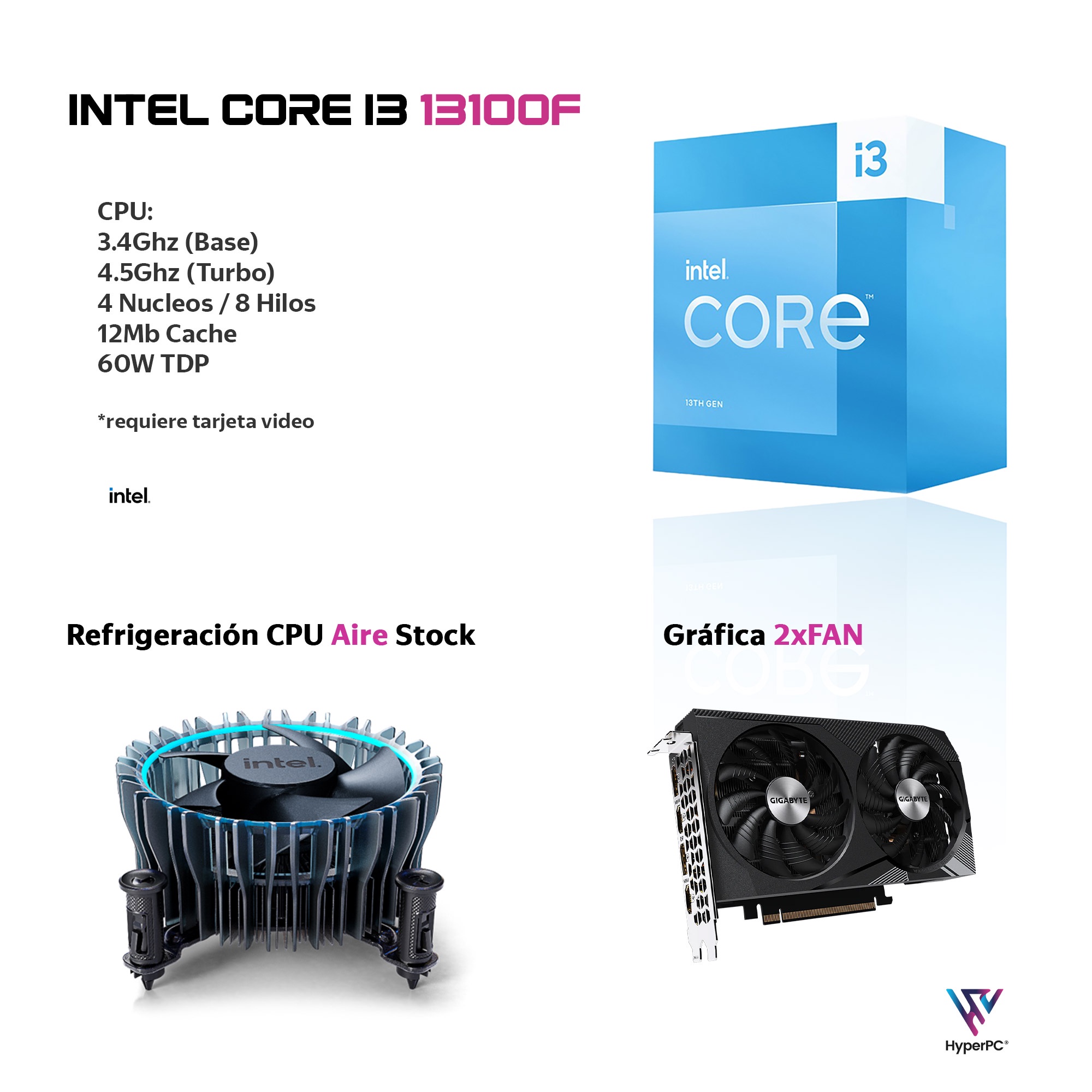 Ripley - PC WORKSTATION FOTO INTEL CORE I3 13100 128GB DDR5 2TB RTX 3050