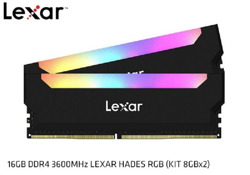 Ripley - KIT DE MEMORIA RAM LEXAR HADES DDR4 (2X8) 16 GB 3600 MHZ RGB