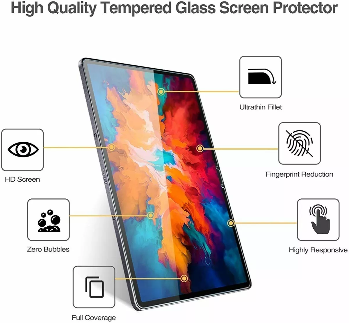 Ripley - LAMINA VIDRIO TEMPLADO PARA TABLET LENOVO TAB P11 PRO J706F
