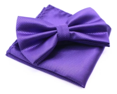 Ripley - SET CORBATIN HUMITA + PAÑUELO MODELO JACQUARD MORADO