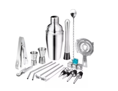 Ripley - KIT DE COCTELERIA TRAGOS KIT BARTENDER SET BARTENDER 21 PCS