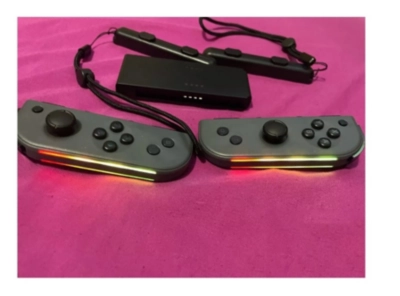 Ripley - CONTROLES JOYCONS CON LUCES RGB NINTENDO SWITCH