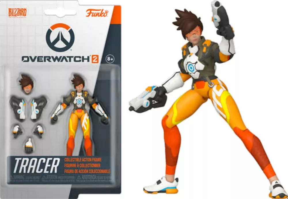 FIGURA FUNKO - ARTICULADA - OVERWATCH 2 - TRACER