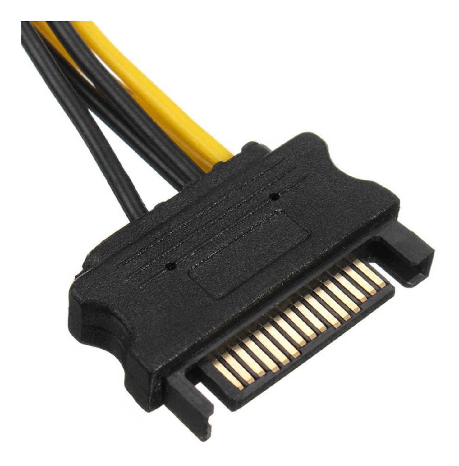 Ripley - CABLE PODER SATA HEMBRA 15PIN A 6 PIN PCI EXPRESS VIDEO 15 A 6 ...