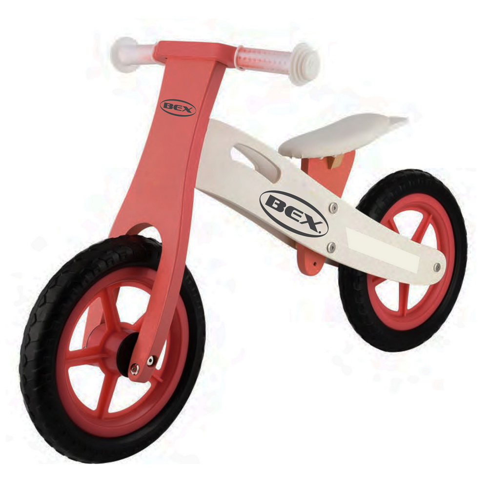 Ripley - BICICLETA DE EQUILIBRIO BEX DE MADERA ROSADO