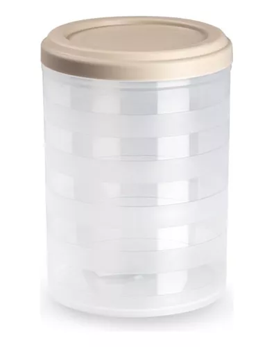 RECIPIENTE REDONDO COMIDA PLASTICO 1,5L