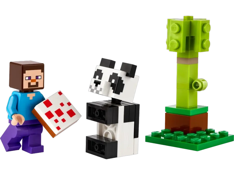 LEGO MINECRAFT STEVE Y PANDA BEBE (30672) 35 PIEZAS