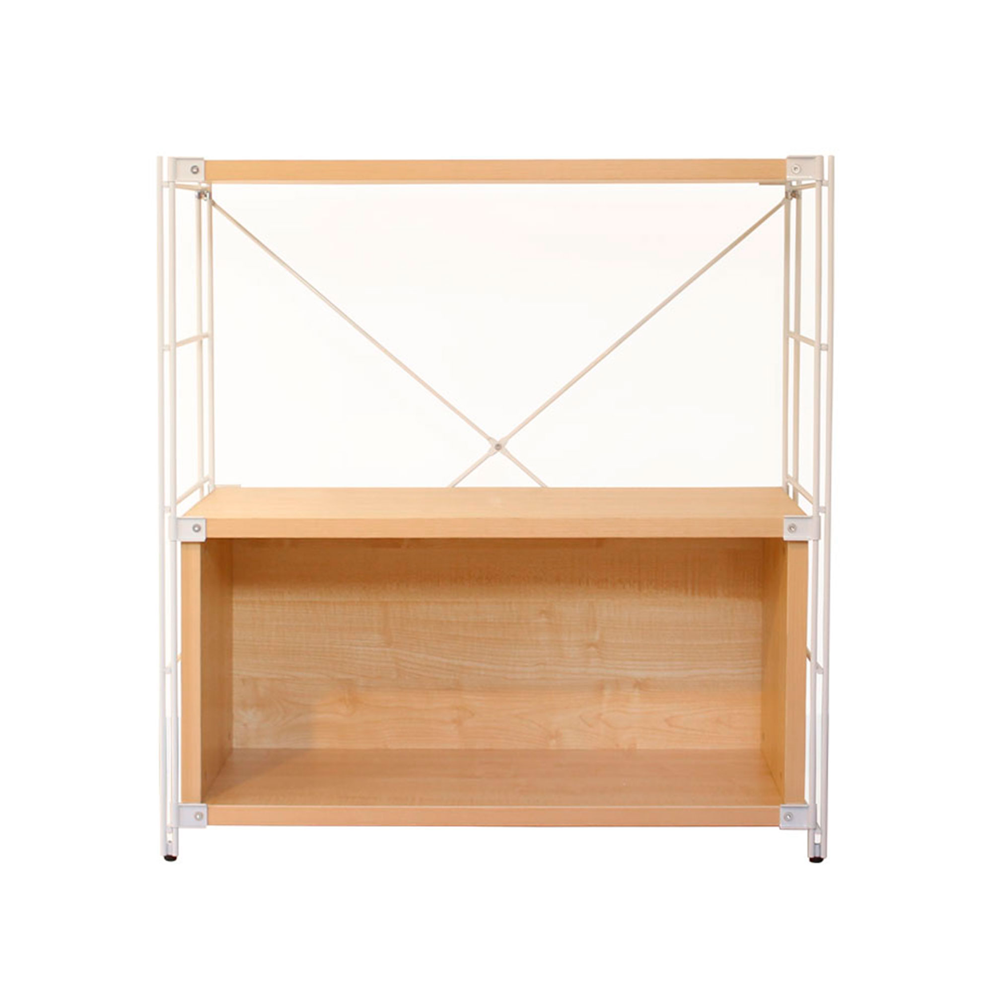 Ripley - RACK METAL Y MADERA TIBER 3 NIVELES BLANCO REMATIME