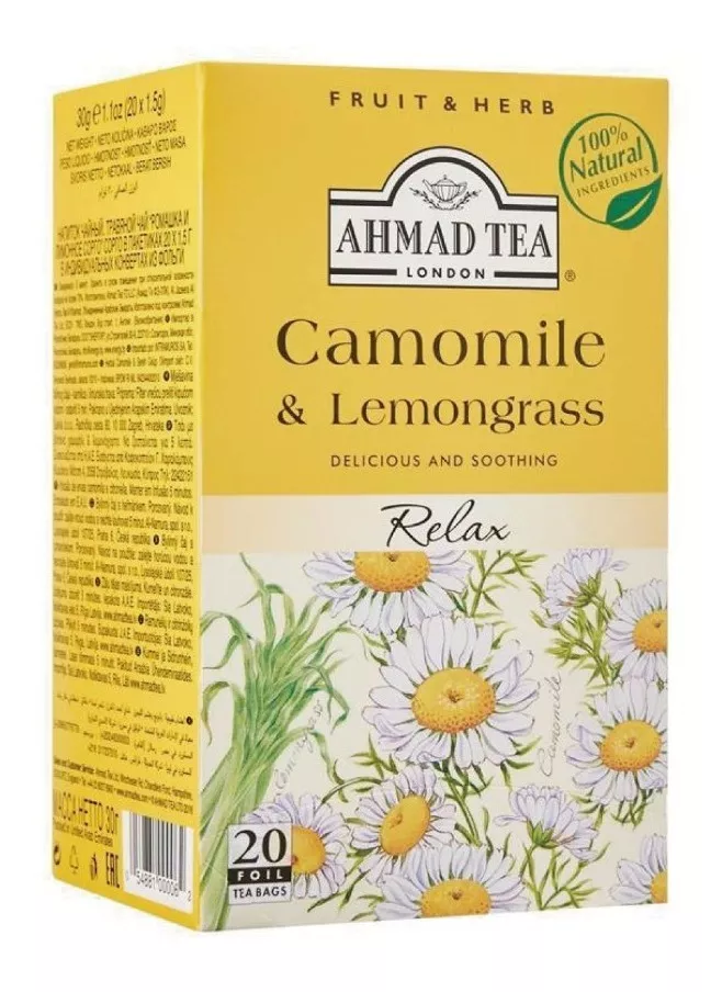 AHMAD TEA CAMOMILLE & LEMONGRASS
