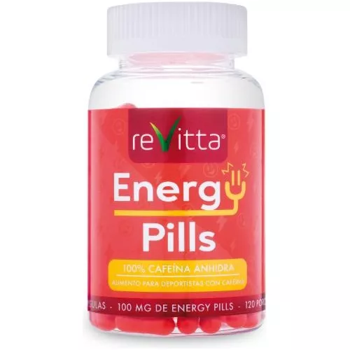 Ripley - ENERGY PILLS 120 CÁPSULAS CAFEÍNA 100MG REVITTA VITALIDAD