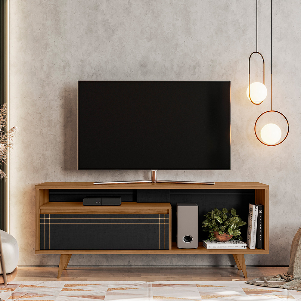 RACK TV HOME MOBILI LONDON MDP CAFE 60' 1 PUERTA