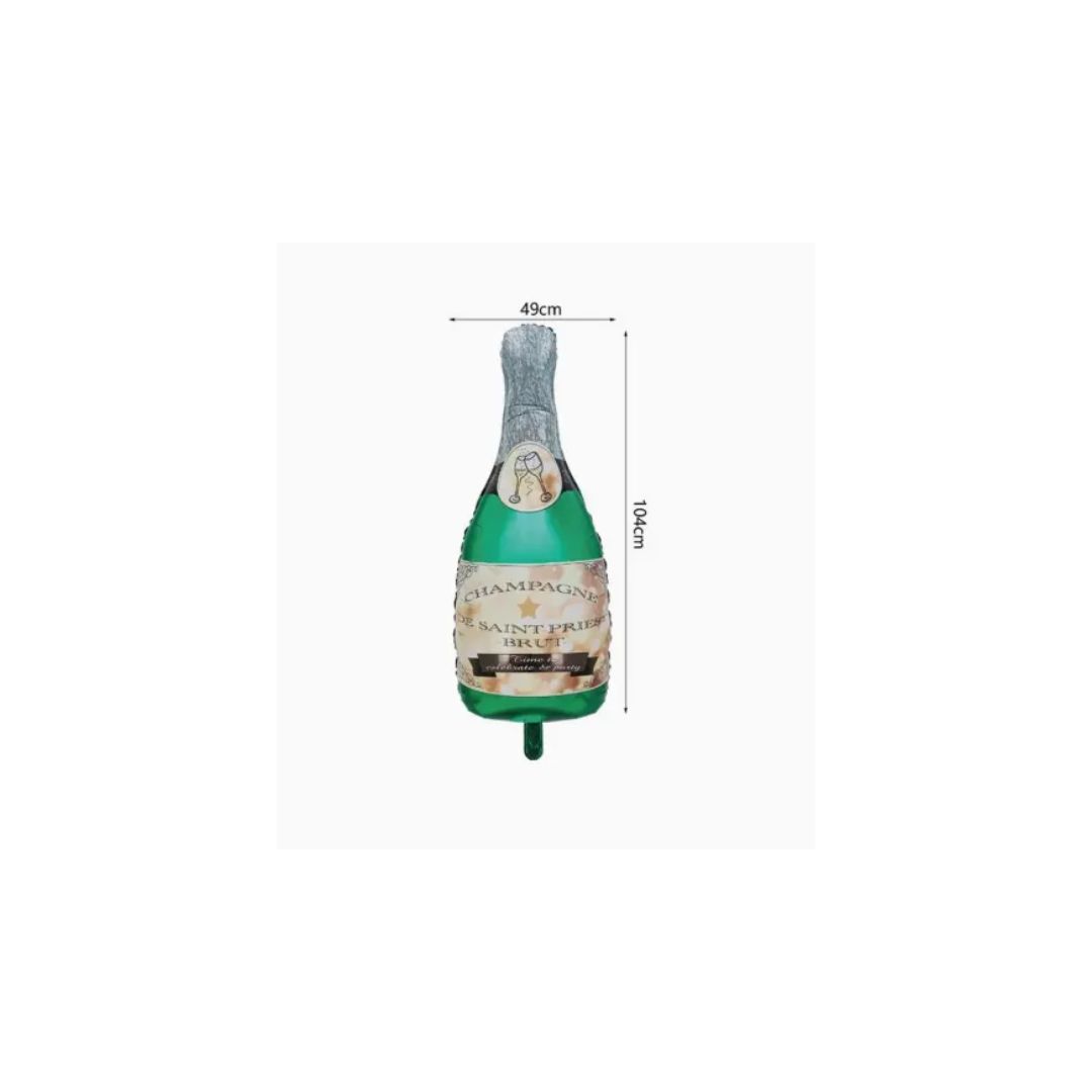 GLOBO BOTELLA VERDE MENTA