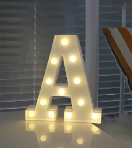LETRAS CON LUCES LED «A»