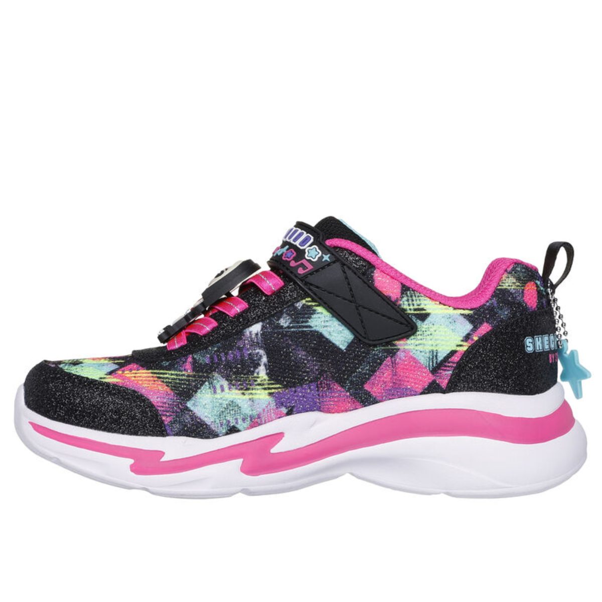 Ripley - ZAPATILLAS NIÑA SKECHERS NEGRO SKECH SQUAD 302214L-BKMT