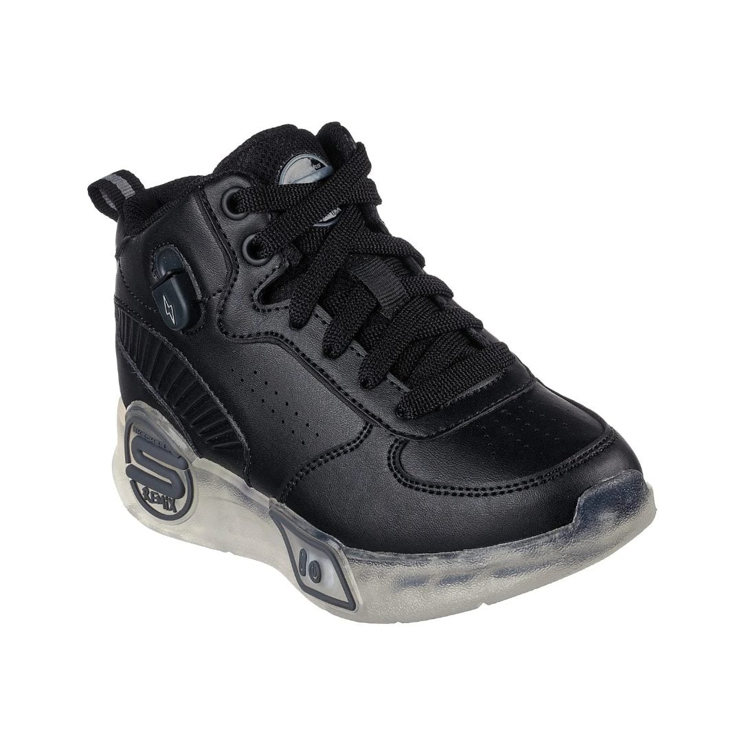 Ripley - ZAPATILLAS NIÑO SKECHERS NEGRO S-LIGHTS REMIX 400620L-BLK