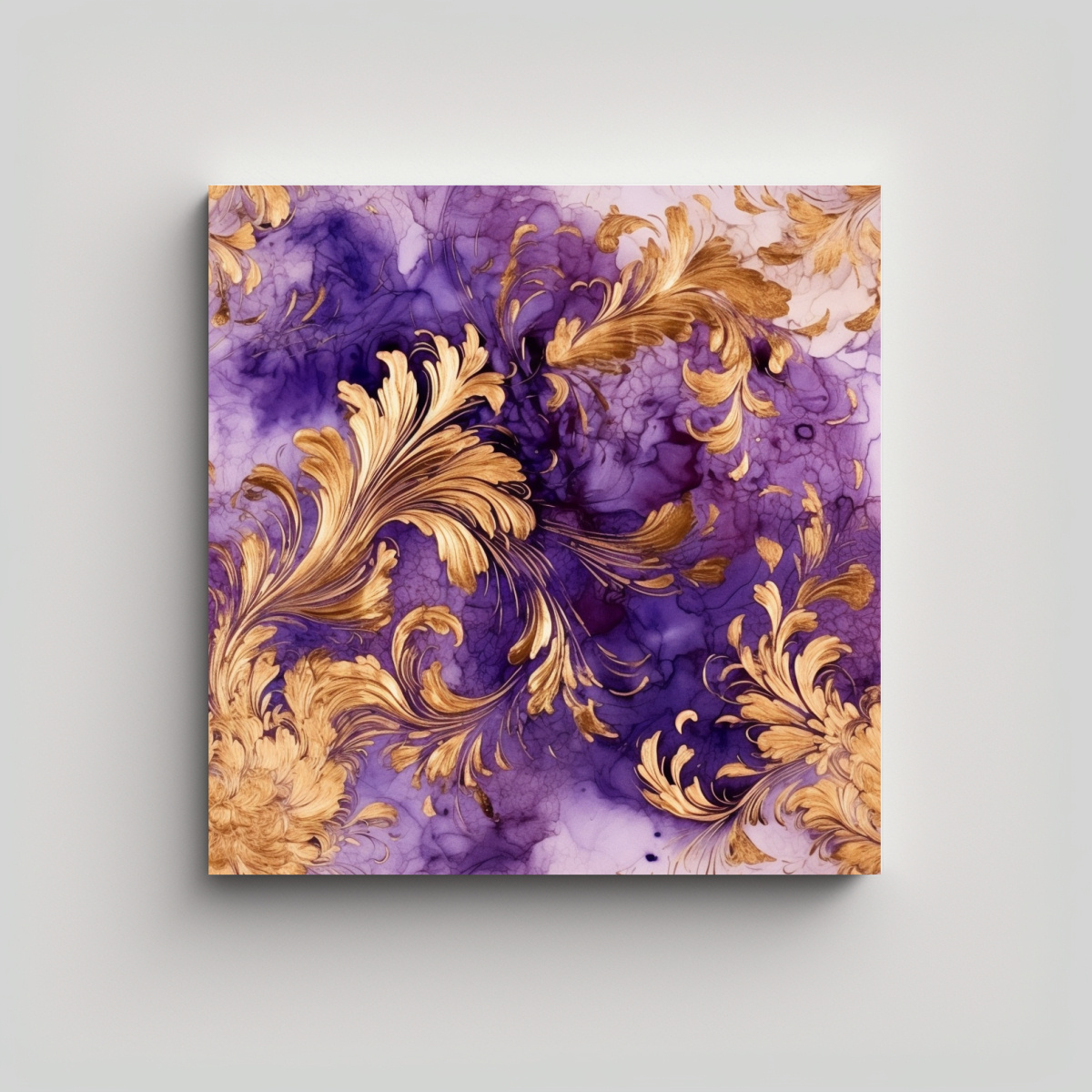 Ripley - LIENZO DE TELA TEXTURA ALTA CALIDAD ARTE MORADO Y 20X20 CM