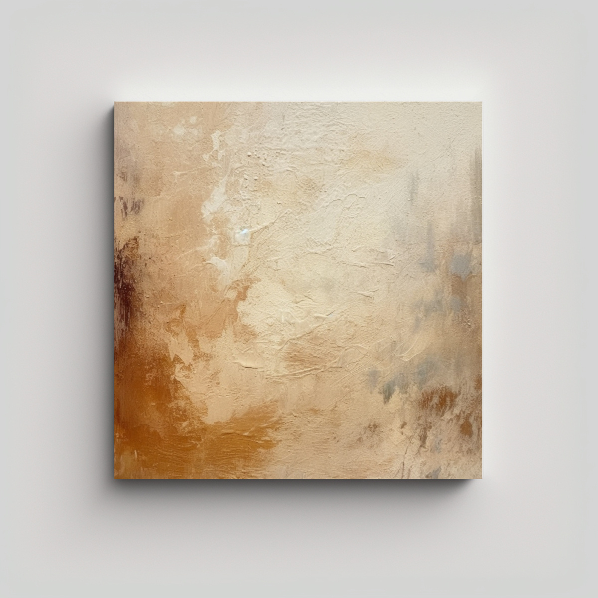 Ripley - FONDO LIENZO CREMA BEIGE REPRESENTACIÓN 60X60 CM