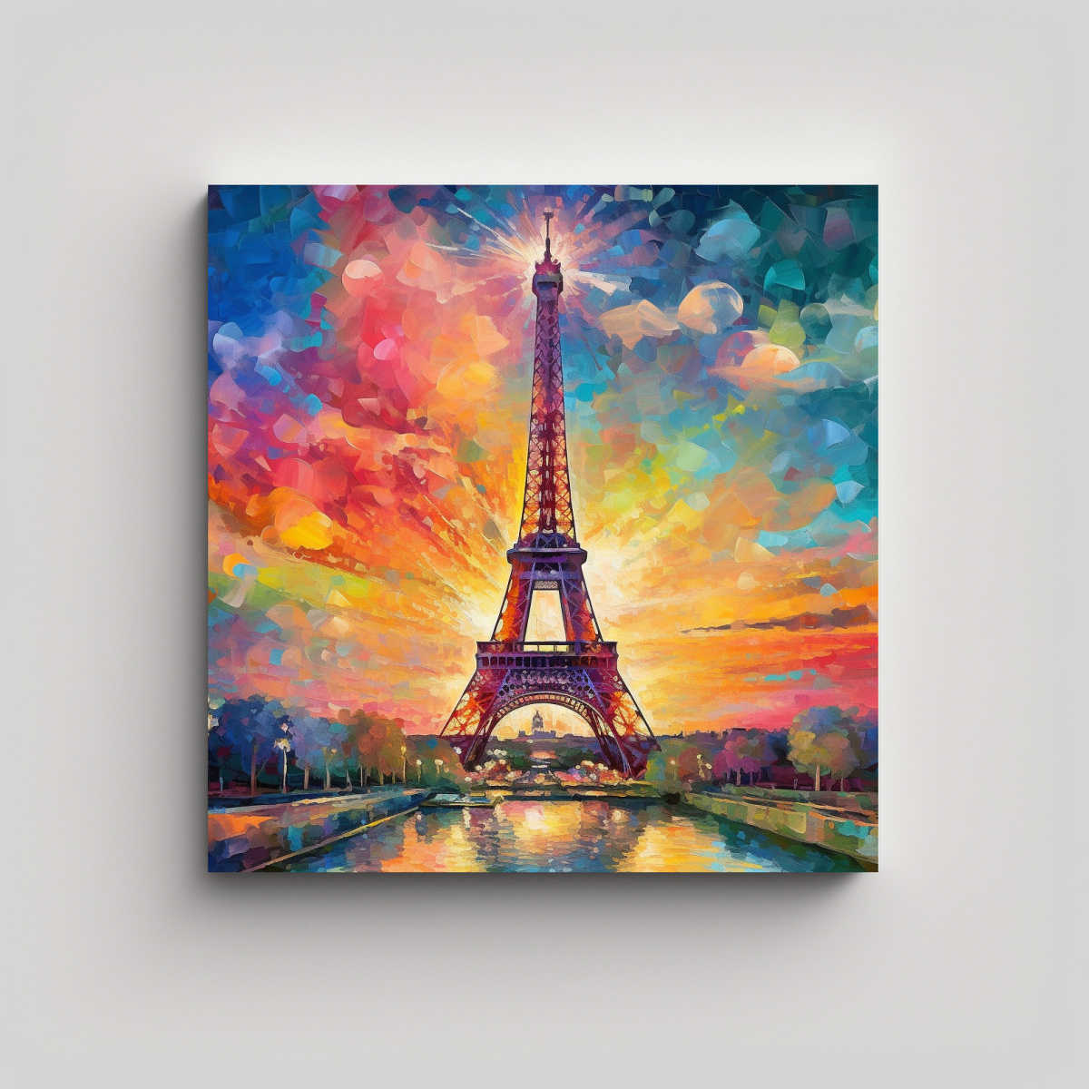 PINTURAS DE ARTE MODERNO VIDA IMPRESSIONISM EN 40X40 CM
