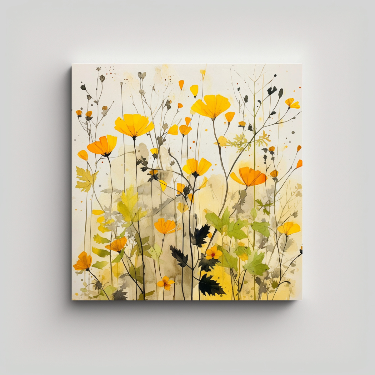 COMPOSICIÓN ÚNICA EN FOTOGRAFÍA: ACUARELA DE 90X90 CM