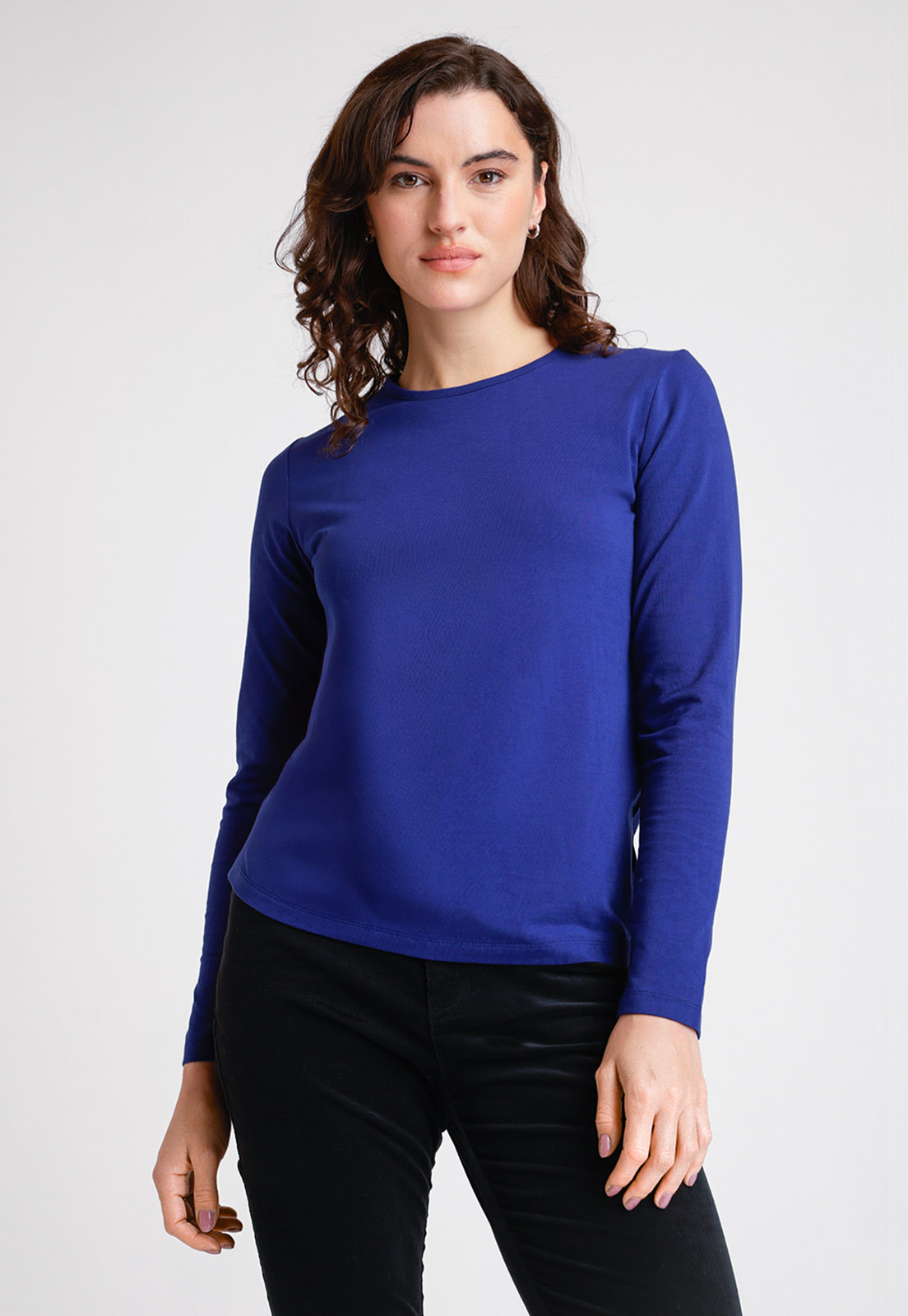 Ripley - POLERA DE MUJER MODELO ISIS COLOR AZUL
