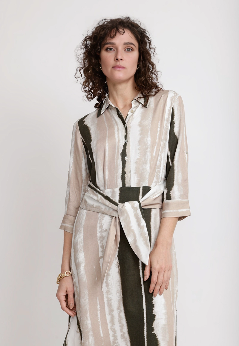 VESTIDO MUJER ANIS VISCOSA SAFARI