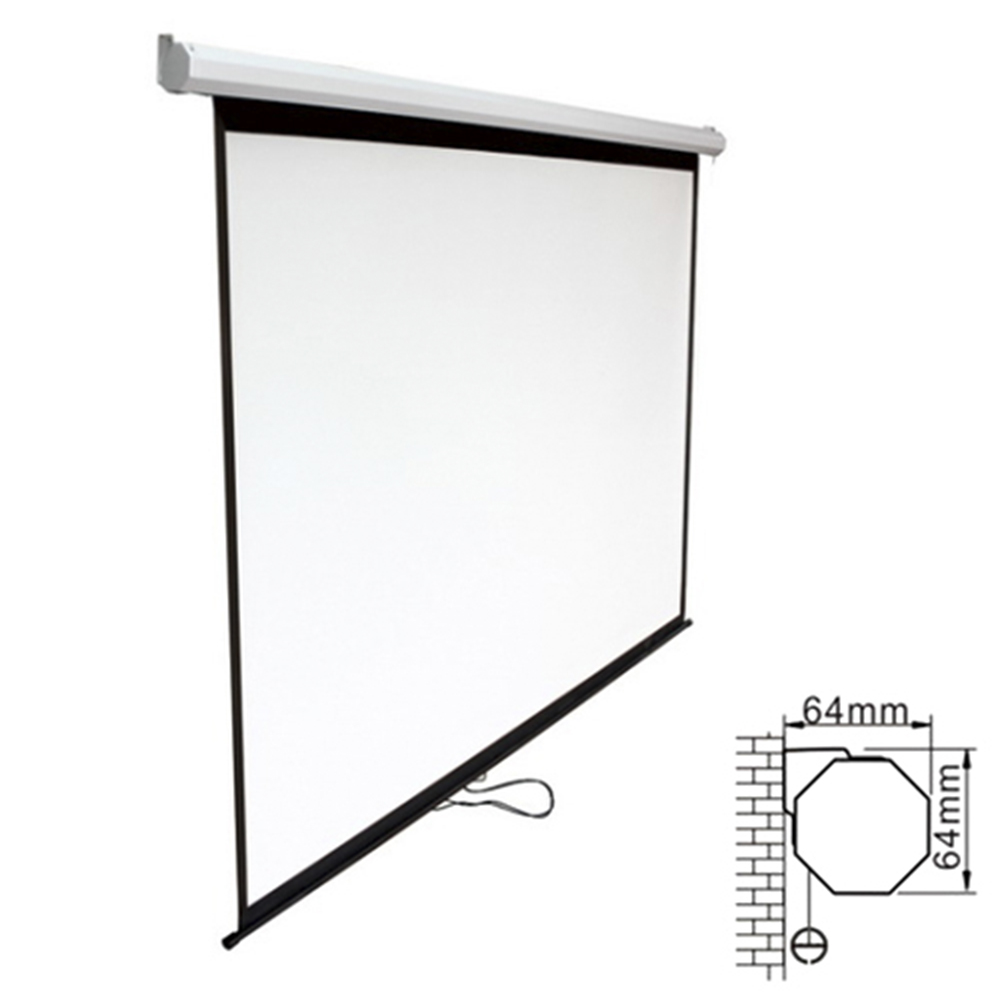 TELÓN EVOTECH TM-203X203 MURAL 203×203 CM MECANISMO RETRACTIL