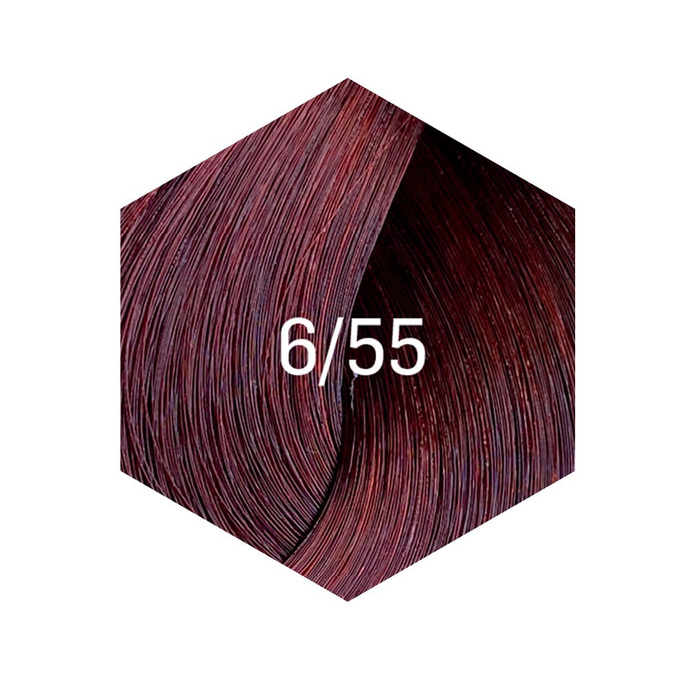 TINTURA PERMANENTE 60ML 6/55 RUBIO OSCURO CAOBA CAOBA