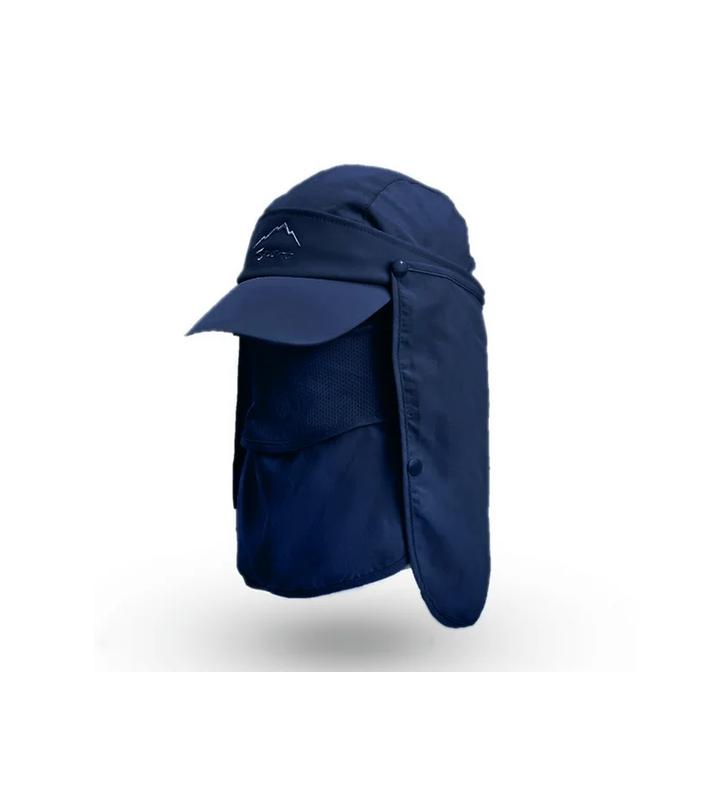 GORRO VISERA PARA EL SOL 4 EN 1 USO DIARIO AZUL