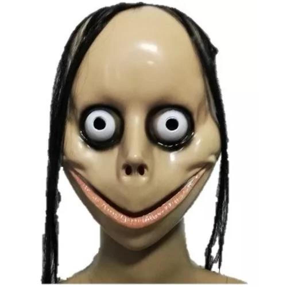 MÁSCARA MOMO, DISFRAZ DE HALLOWEEN, TERROR