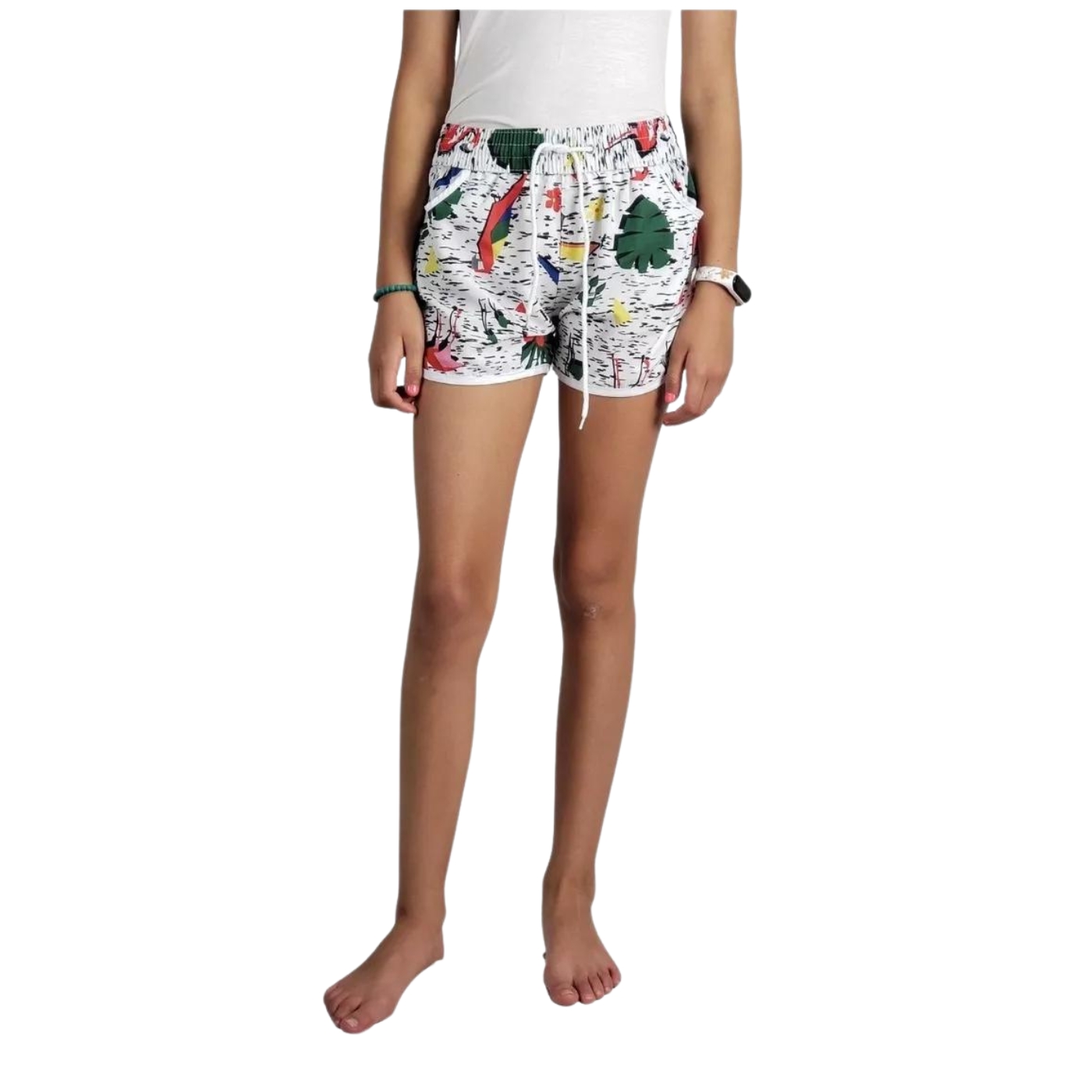Ripley - TRAJE DE BAÑO NIÑA JUVENIL SHORT DE PLAYA DISEÑOS 503