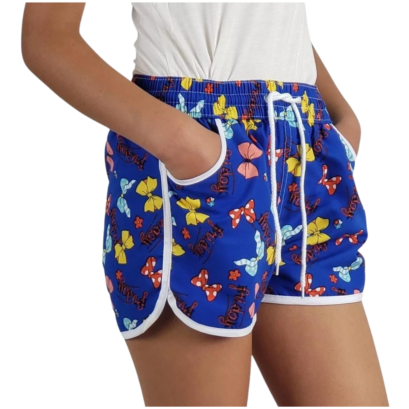 Ripley - TRAJE DE BAÑO NIÑA JUVENIL SHORT DE PLAYA DISEÑOS 503