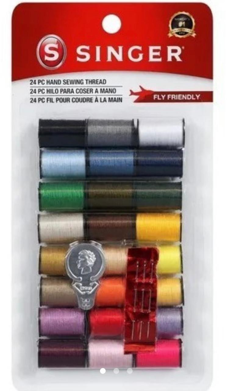 Ripley - MINIHILOS PARA COSER A MANO SINGER 24UNI