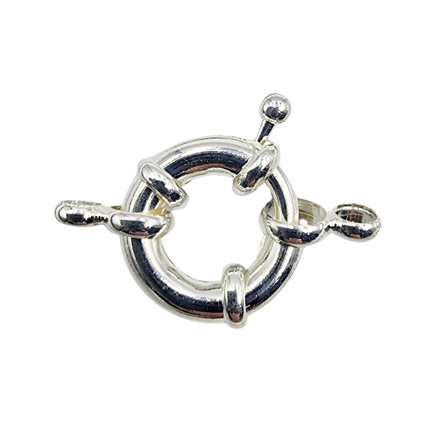 Ripley - BROCHE TIMÓN 15MM CON BAÑO DE PLATA 6 UNIDADES