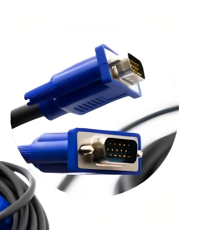 CABLE VGA IDEAL PARA CONECTAR MONITOR TV PROYECTORES 5 MTS