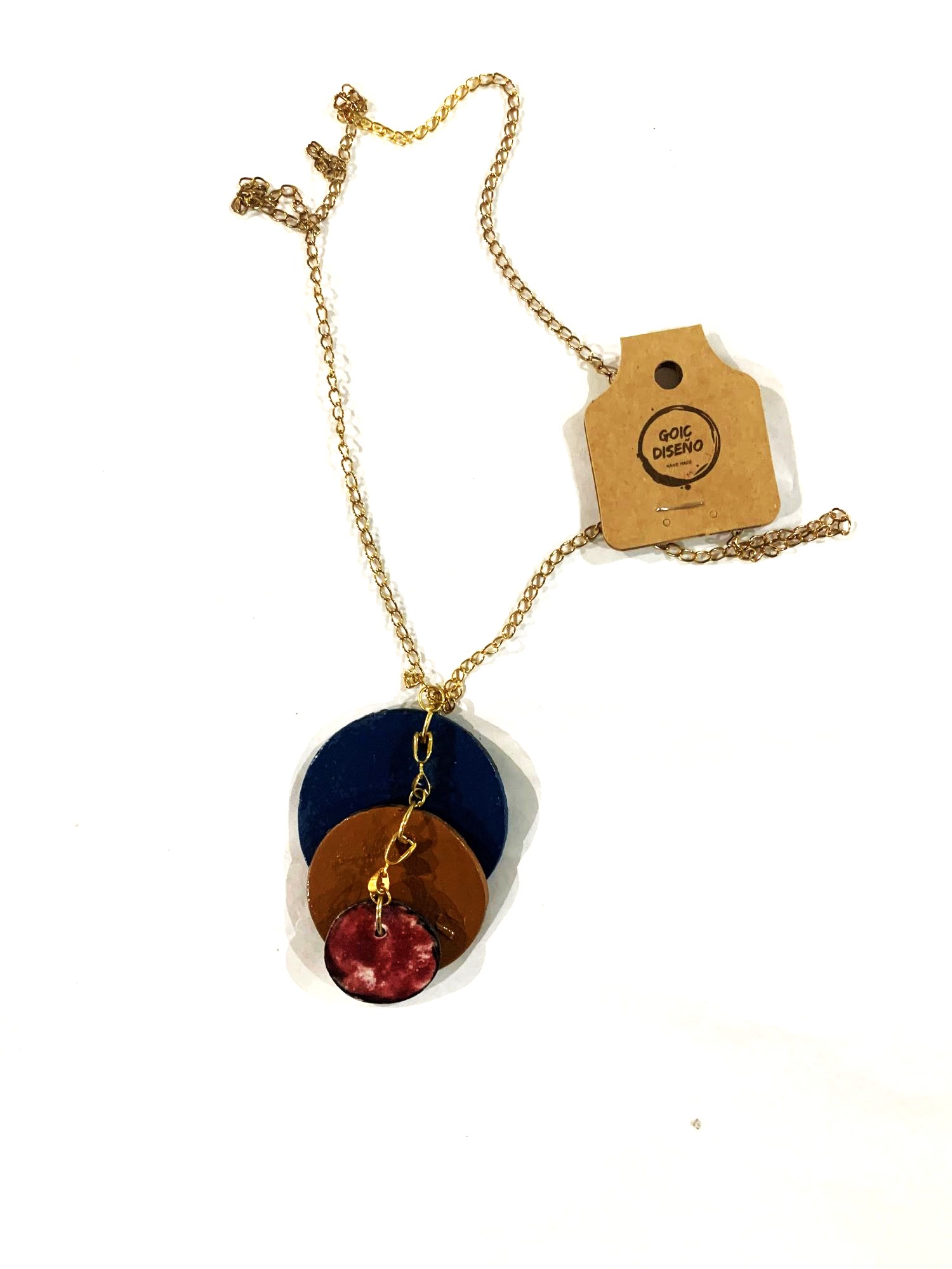 Ripley - COLLAR DE PORCELANA GOIC DISEÑOS HECHO A MANO DISEÑO EXCLUSIVO