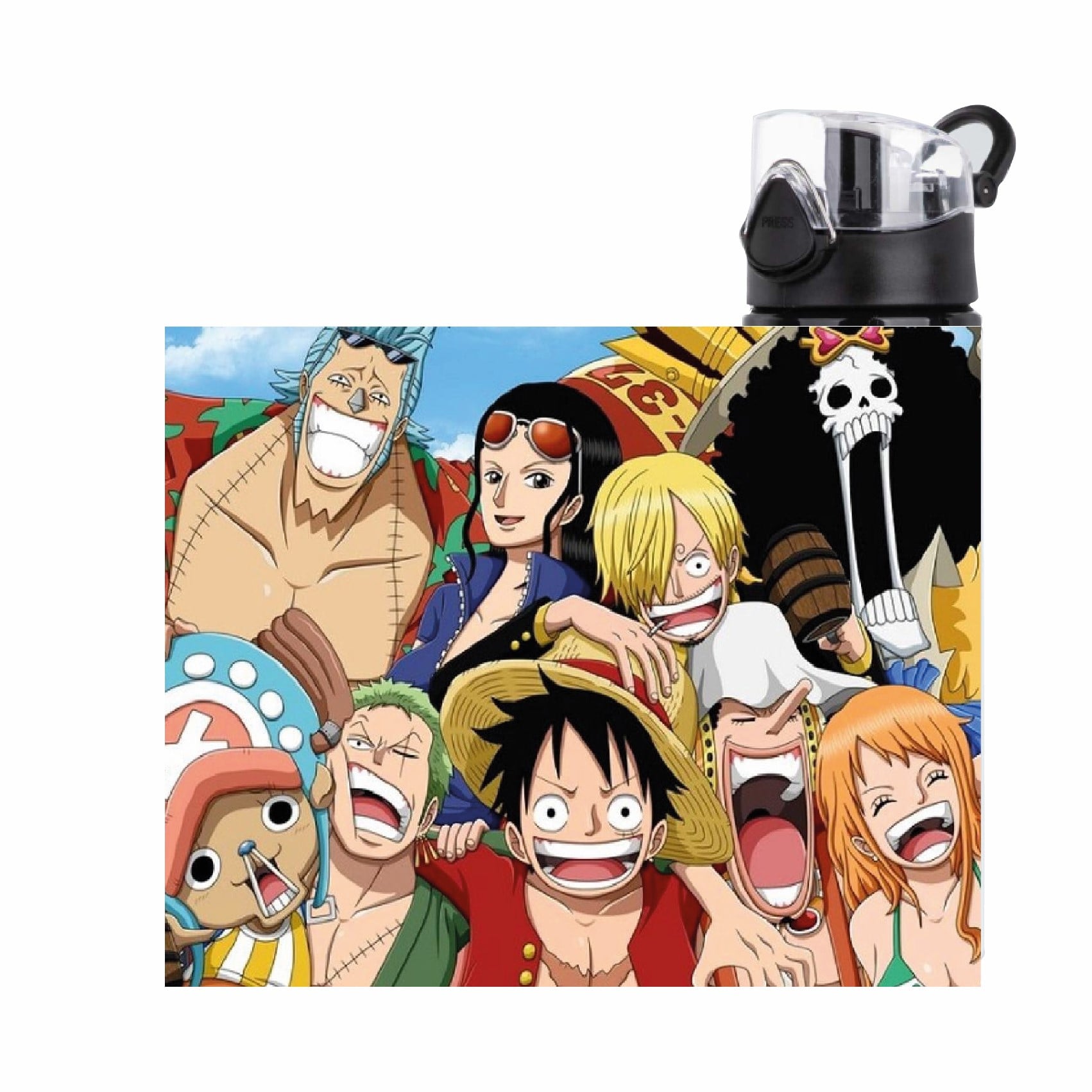 Ripley - BOTELLA ALUMINIO DISEÑO ANIME ONE PIECE 750 ML