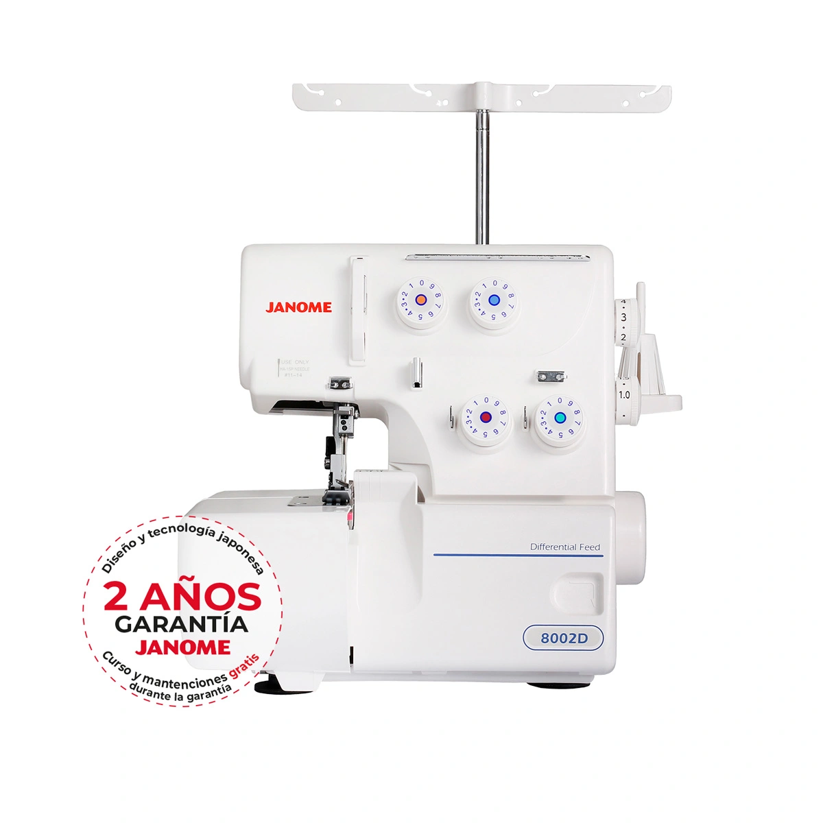 JANOME - MAQUINA DE COSER OVERLOCK JANOME 8002D | Ofertitas