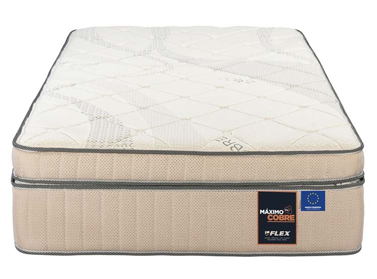 FLEX - COLCHÓN FLEX MÁXIMO COBRE 1.5 PLAZAS | Ofertitas