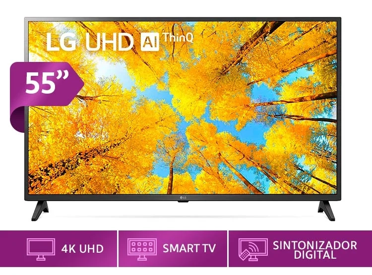 SMART TV LG LED UHD 4K 55" 55UQ7500
