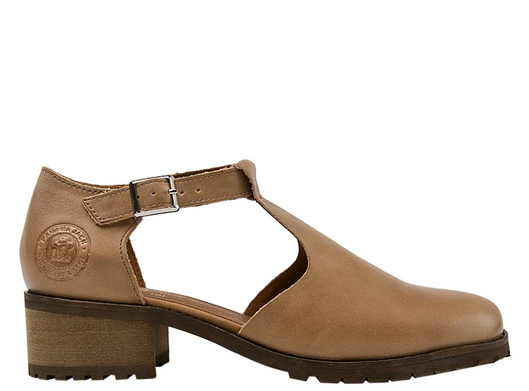 ZAPATOS CUERO MUJER PANAMA JACK CAMEL WK081