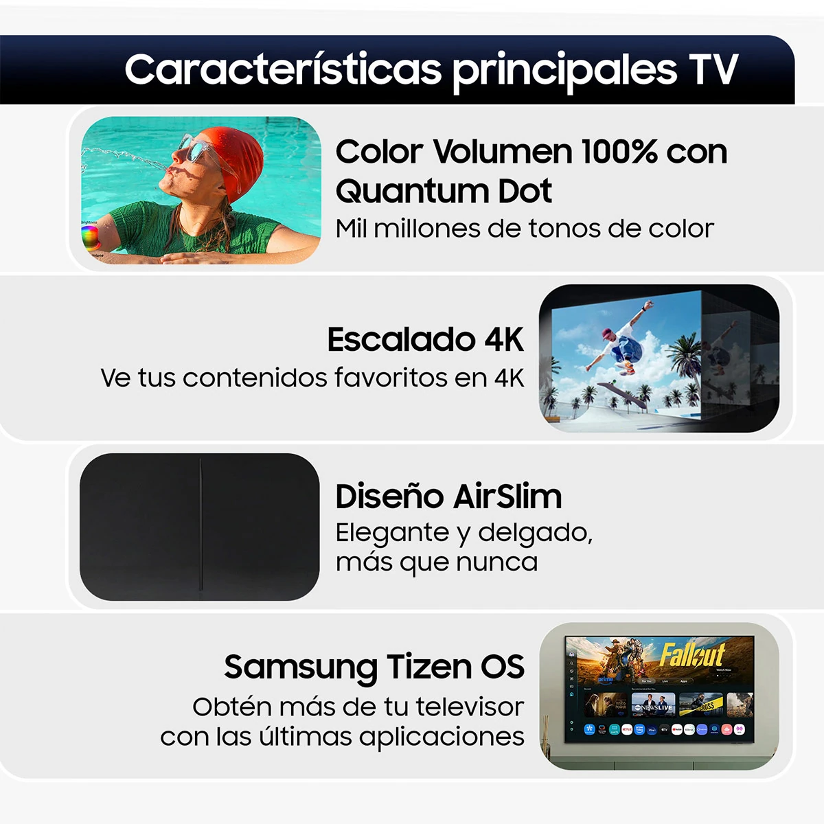 SMART TV SAMSUNG QLED 4K UHD 43” Q65D