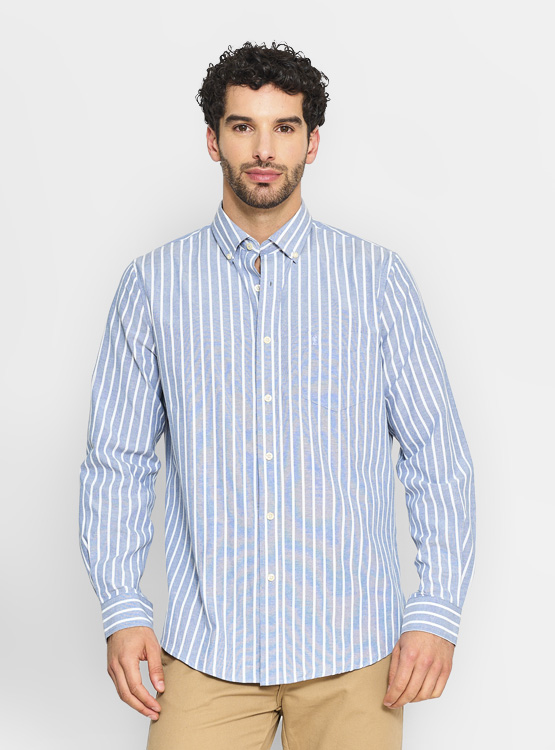 CAMISA KENNETH STEVENS MANGA LARGA BADEA