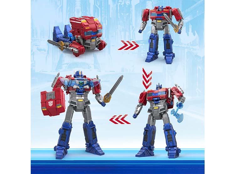 FIGURA DE ACCIÓN TRANSFORMERS ONE POWER FLIP OPTIMUS PRIME ORION PAX