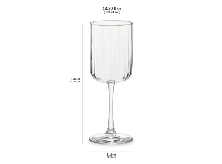 SET COPAS LINEAR WINE 4 PZ